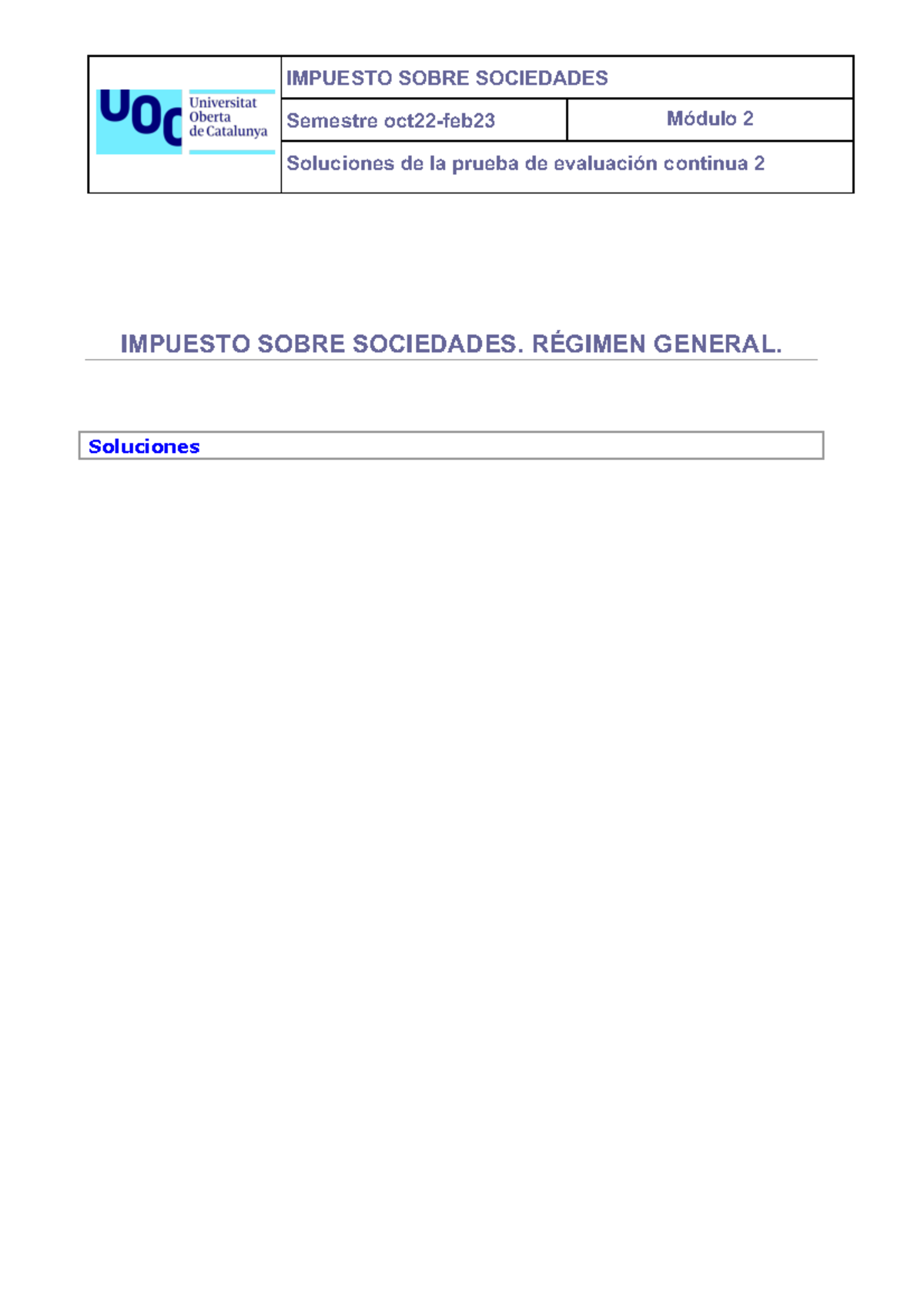 M9101 Sol PEC 2 20221 - Semestre oct22-feb23 Módulo 2 Soluciones de la prueba de evaluación ...