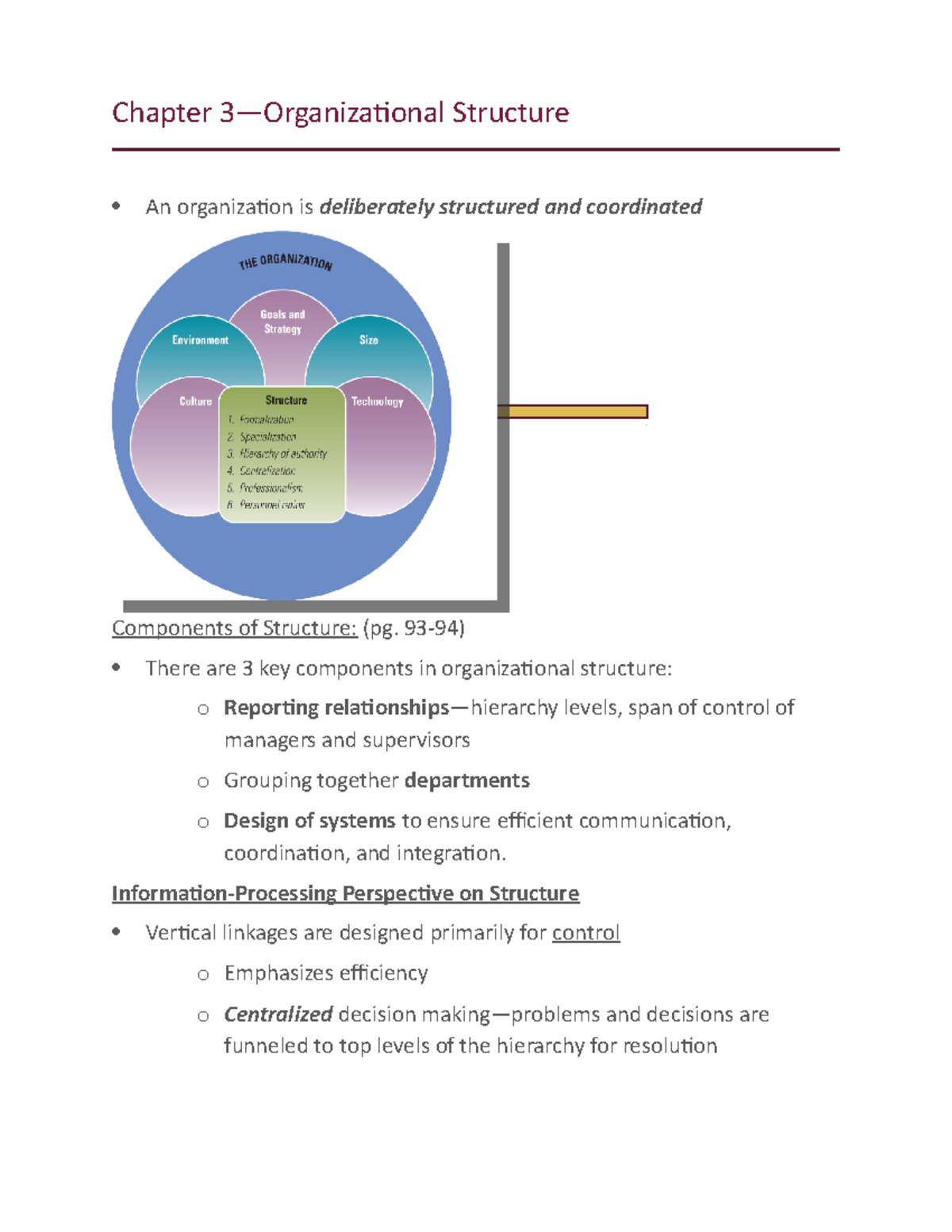 Chapter 3 - Wilfrid Laurier University - BU398 Fall 2019. - Chapter 3 ...