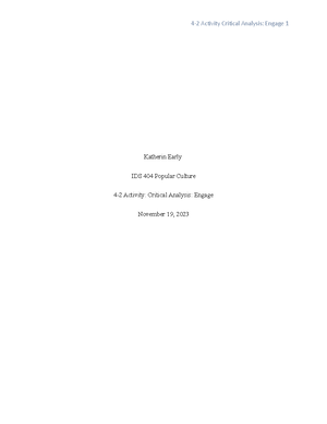 IDS 404 Final Project - Katherin Early IDS 404 Southern New Hampshire University December 10 ...