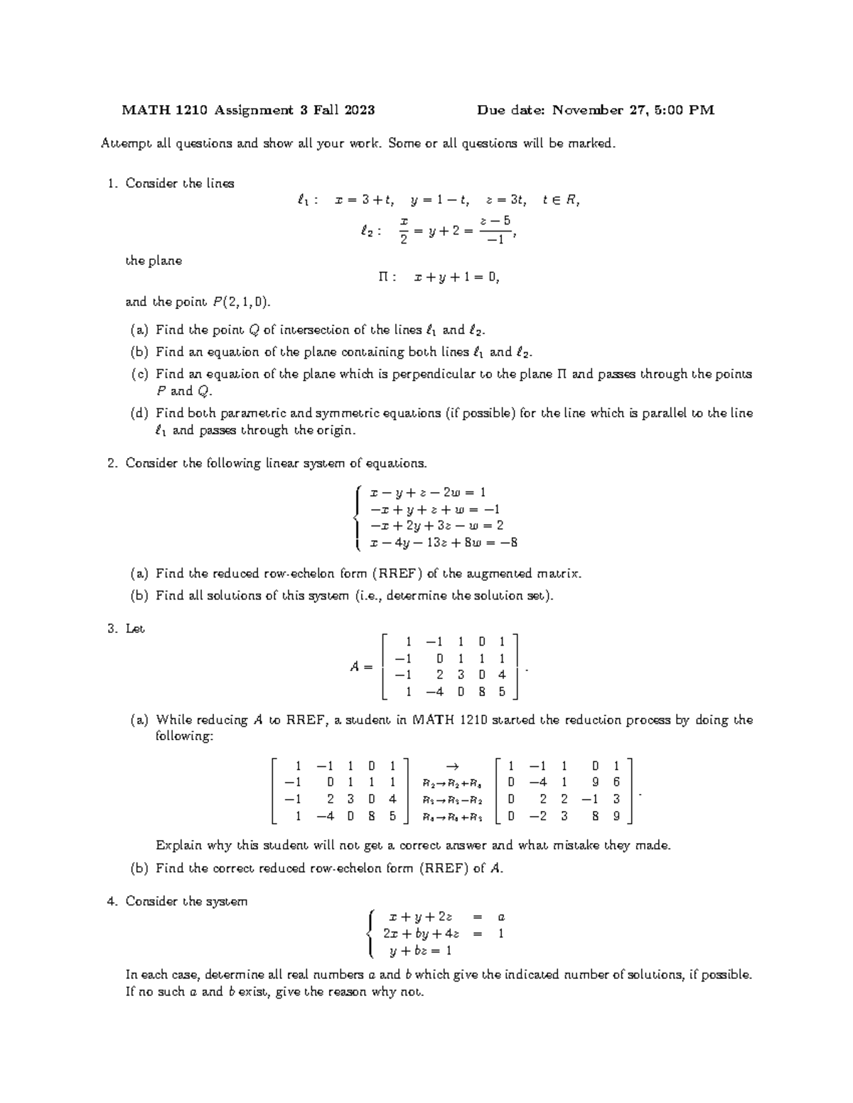 Assignment 3 (Math1210Fall2023) - MATH 1210 Assignment 3 Fall 2023 Due ...