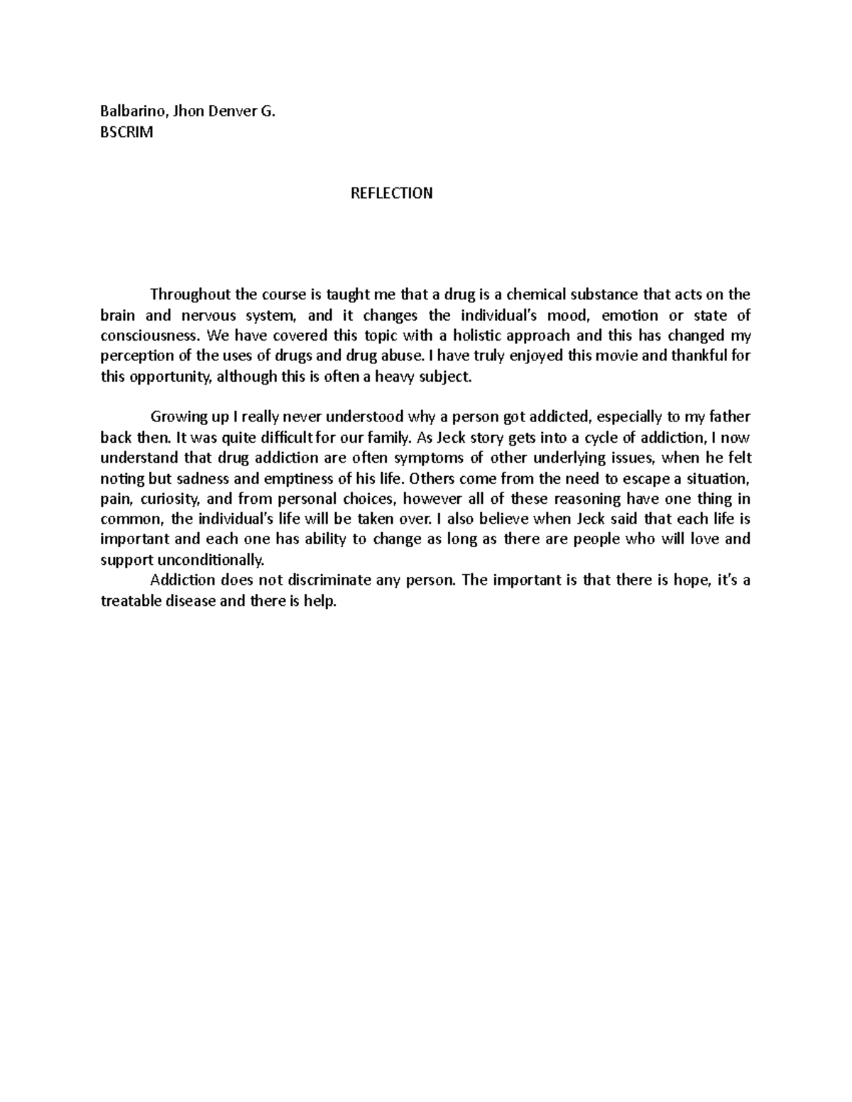 Reflection on how to create your own computer - Balbarino, Jhon Denver ...