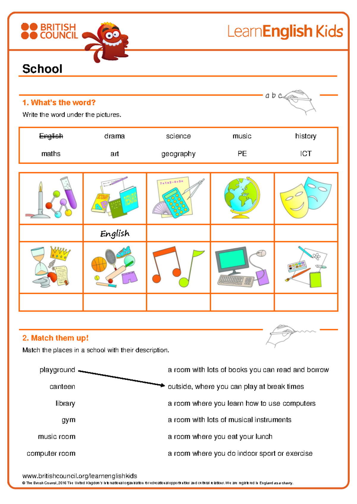 Worksheets-school-v2 - ` britishcouncil/learnenglishkids © The British ...