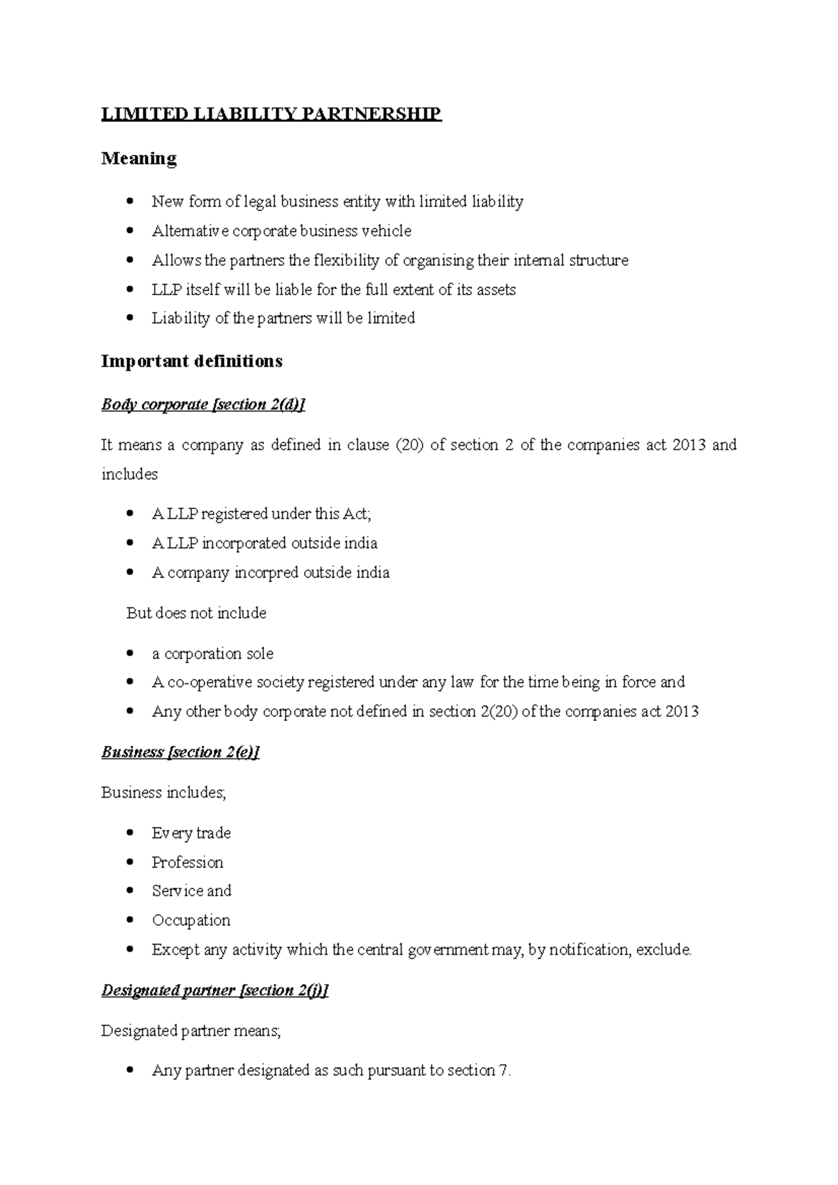 Limited Liability Partnership - LIMITED LIABILITY PARTNERSHIP Meaning ...