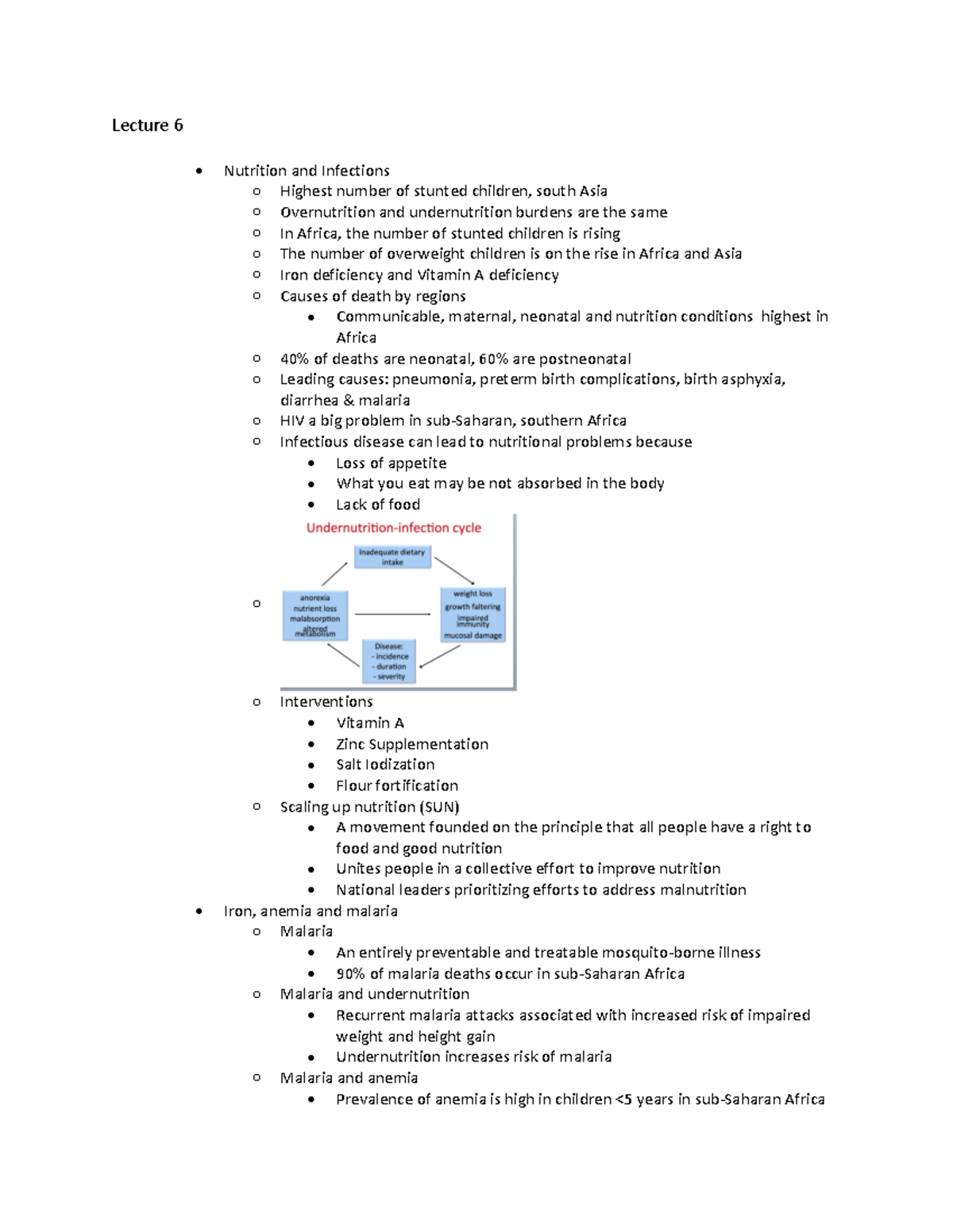 Lecture 6 - Taught by Vasanti Malik - Lecture 6 Nutrition and ...
