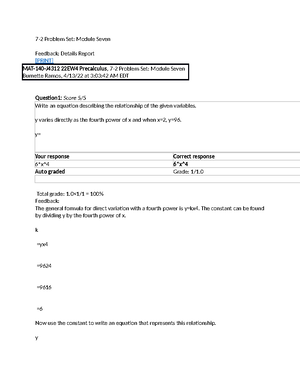 MAT 140 5 2 Problem Set Module 5 - MAT140 - Studocu