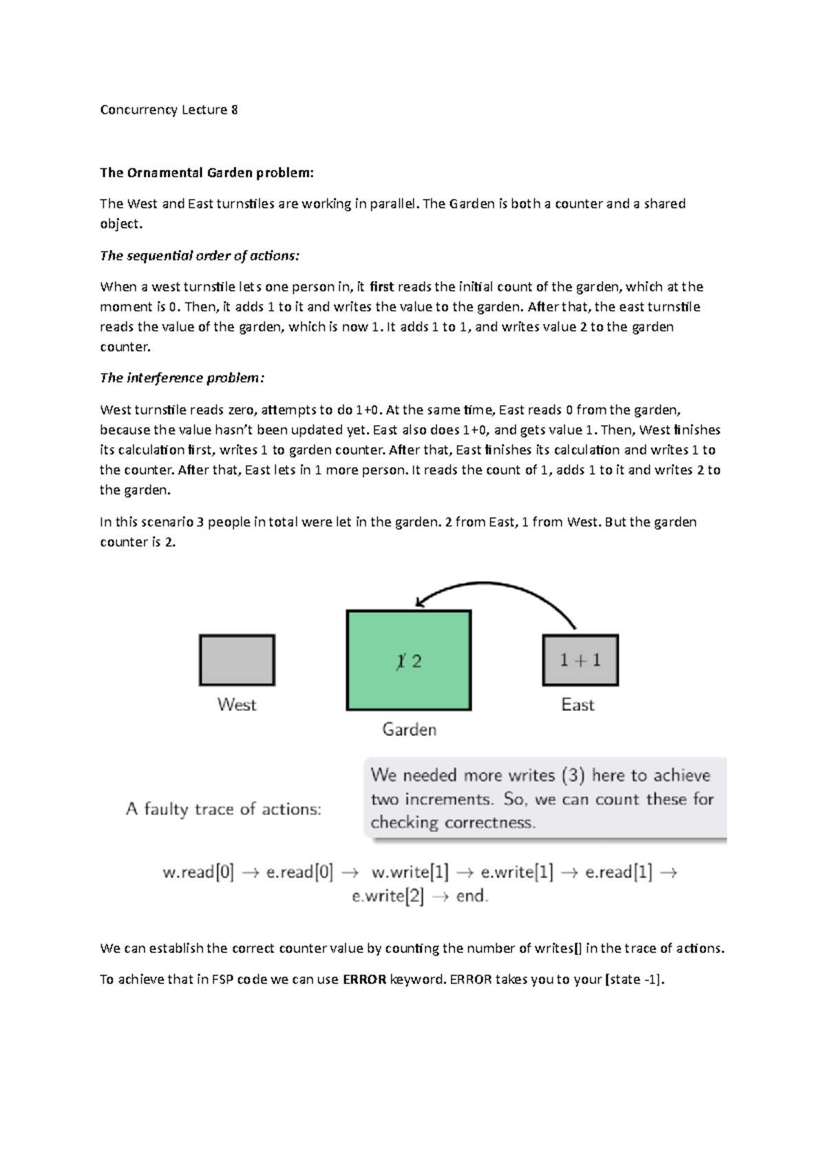Concurrency Lecture 8 Auto Recovered Concurrency Lecture 8 The