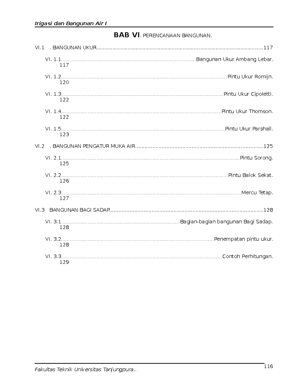 Irbang 1 bab 6 - Jaringan Irigasi yang akan dibahas dalam bab ini ...
