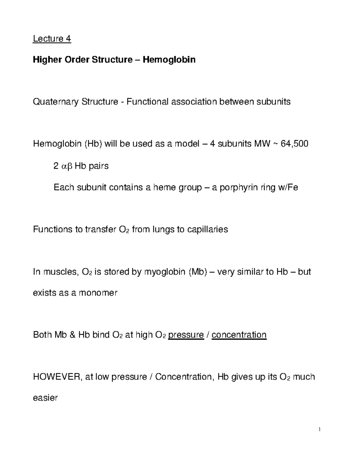 Lecture 4-Higher Order Structure - Lecture 4 Higher Order Structure ...