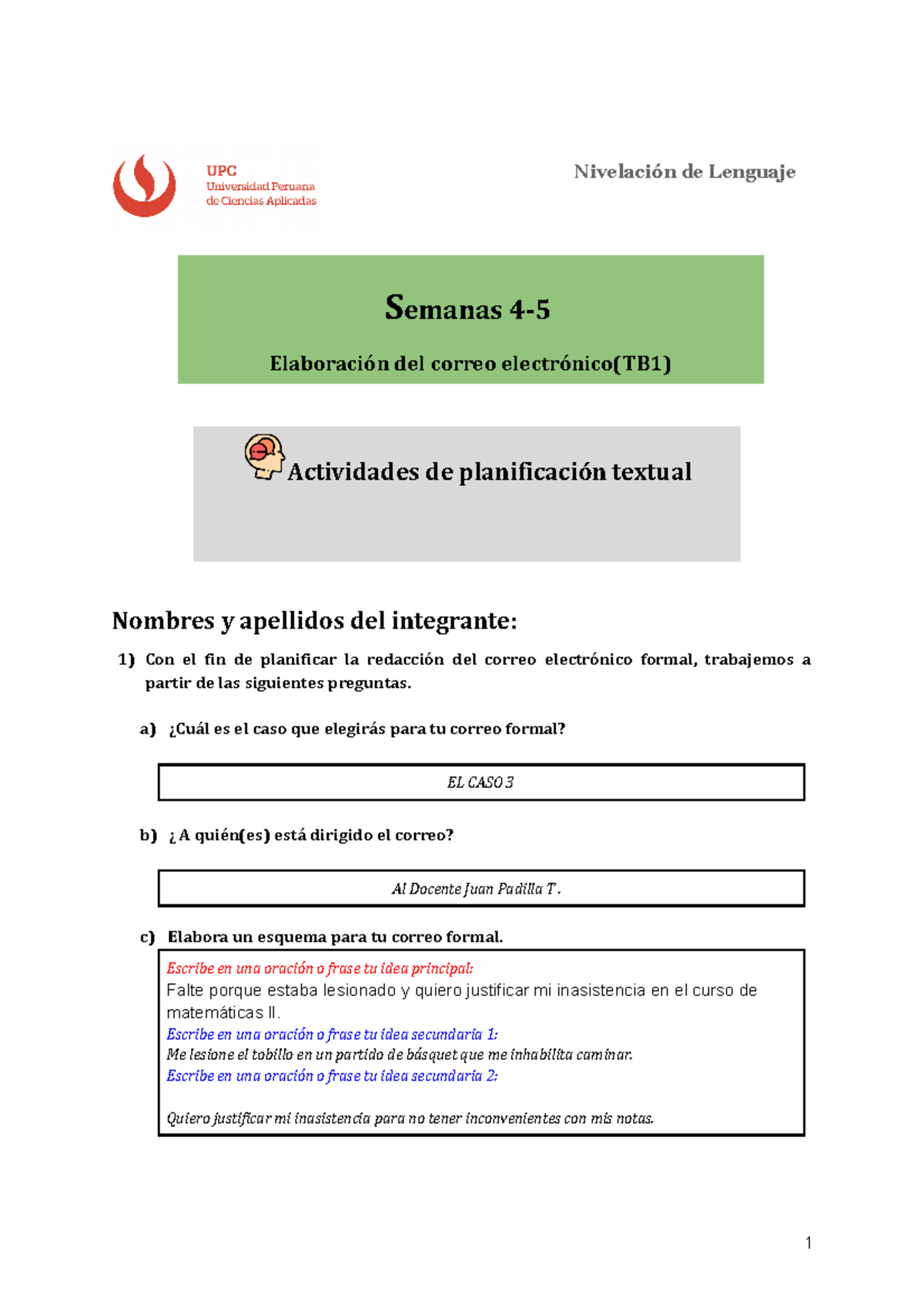 4a Ficha TB1 (individual) - Nivelación de Lenguaje Semanas 4 ...