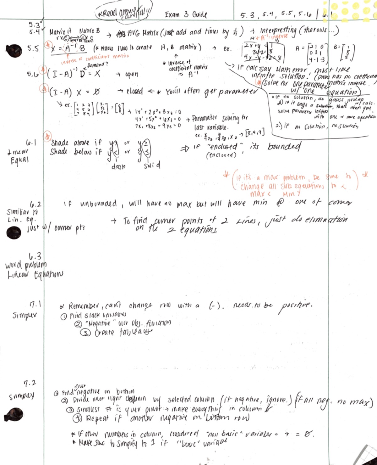 Math 118 Test 3 Guide - This has the practice problem walkthroughs for ...