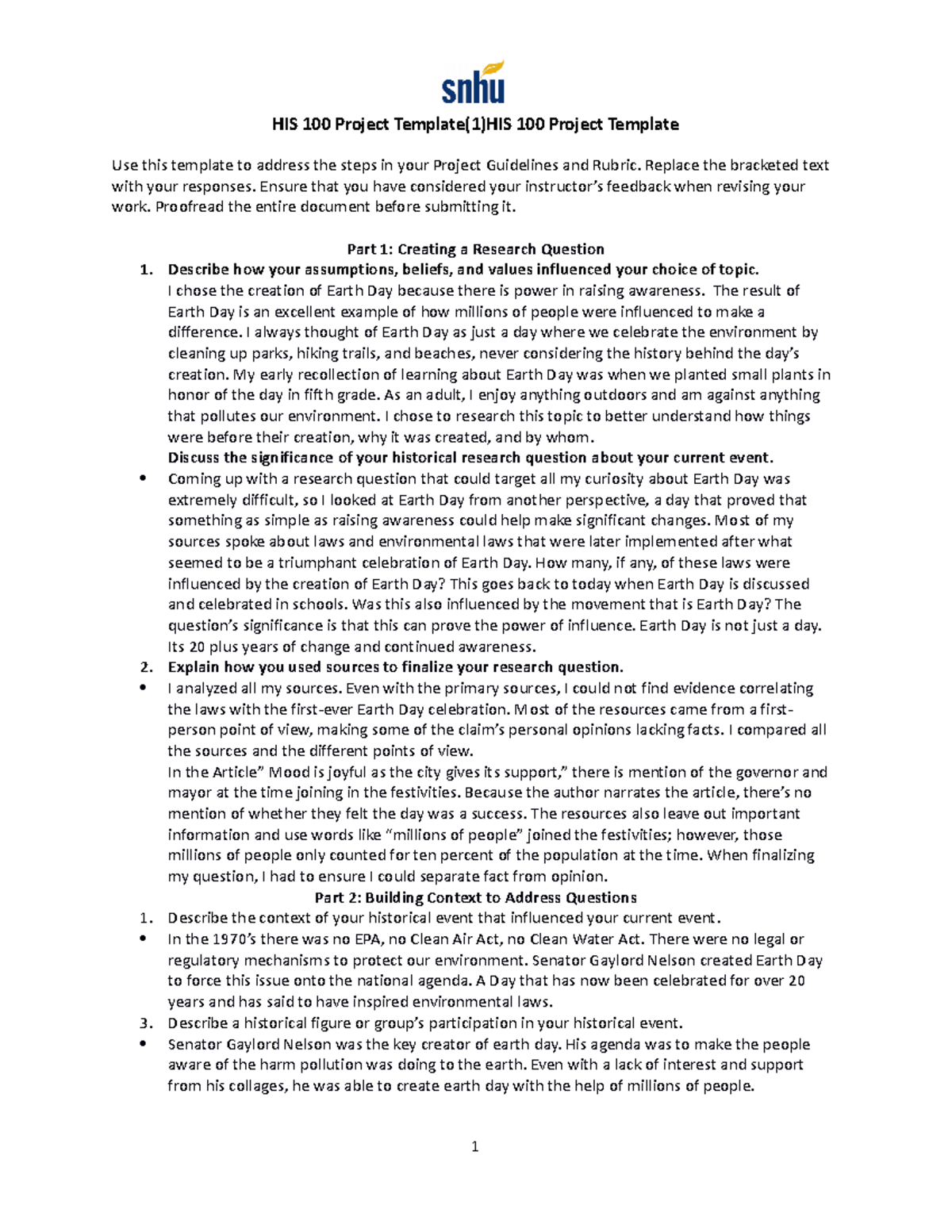 HIS 100 Project Template - HIS 100 Project Template(1)HIS 100 Project ...