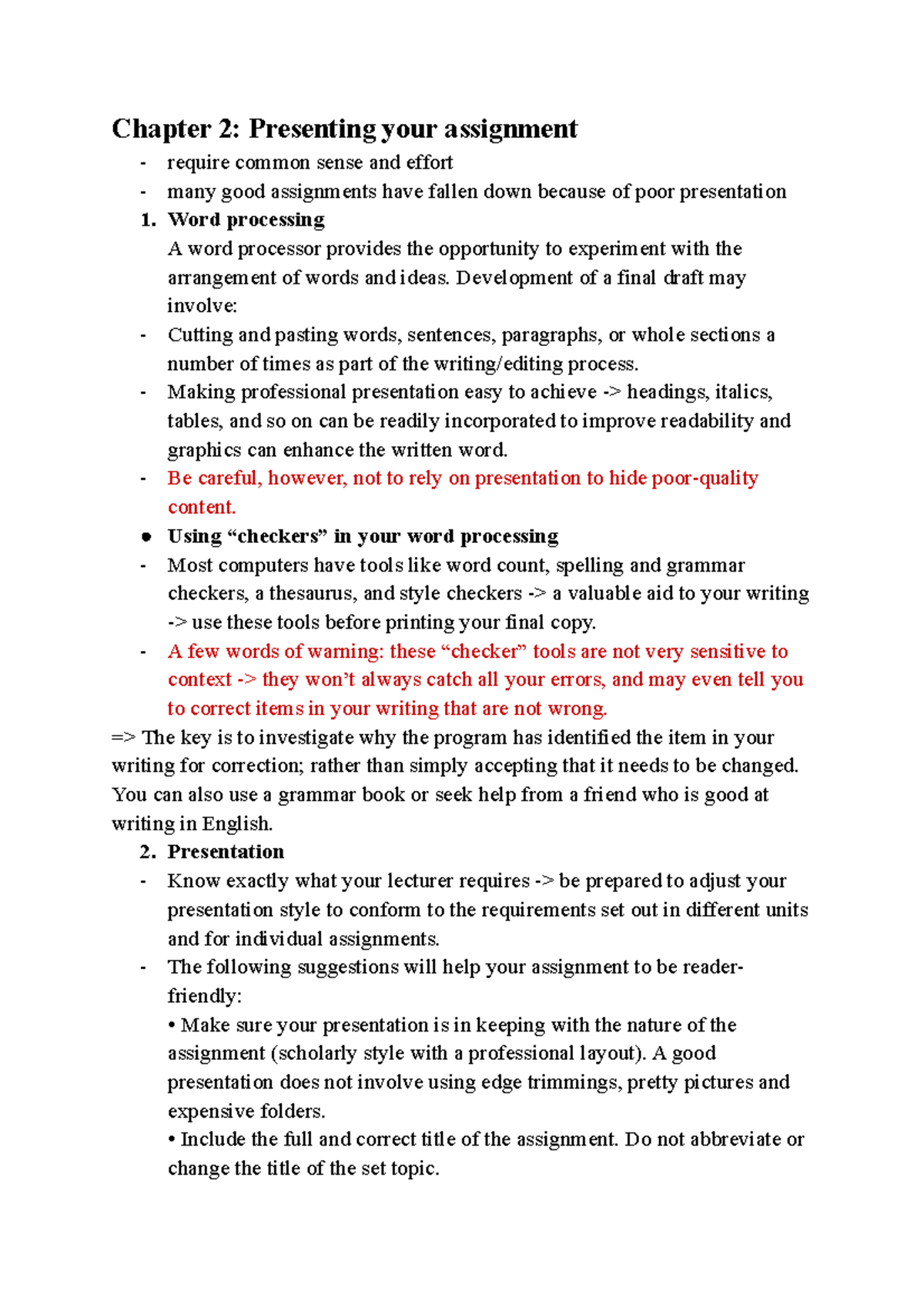 Chap 2 presenting - Presentation transcript - Chapter 2: Presenting ...