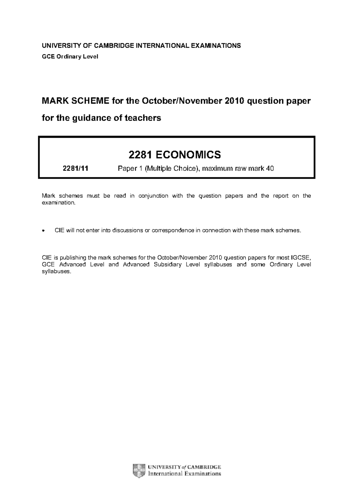 2281 w10 ms 11 - HFGFD - UNIVERSITY OF CAMBRIDGE INTERNATIONAL ...