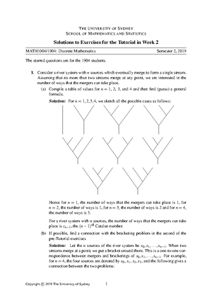 Math1004 notes - MATH1004 - Studocu