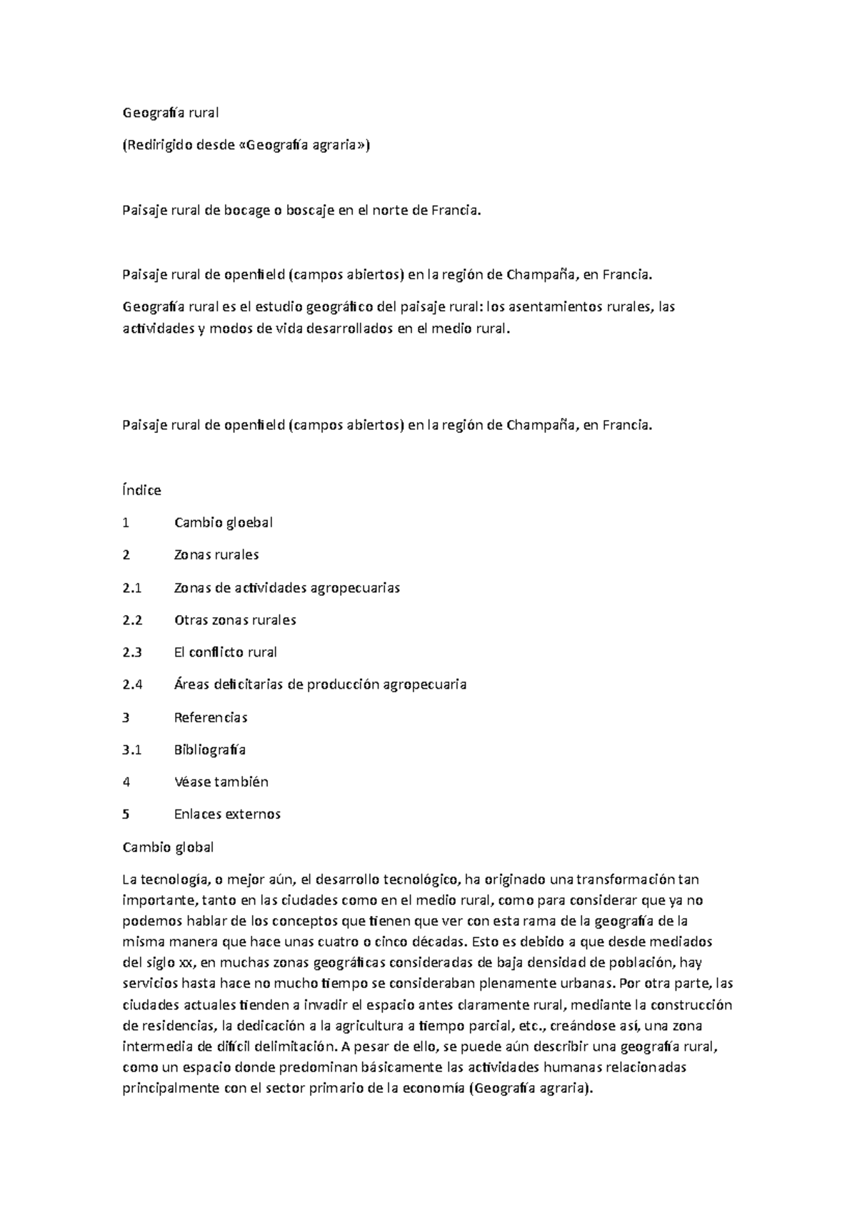 Geografía rural - Geografía rural (Redirigido desde «Geografía agraria ...