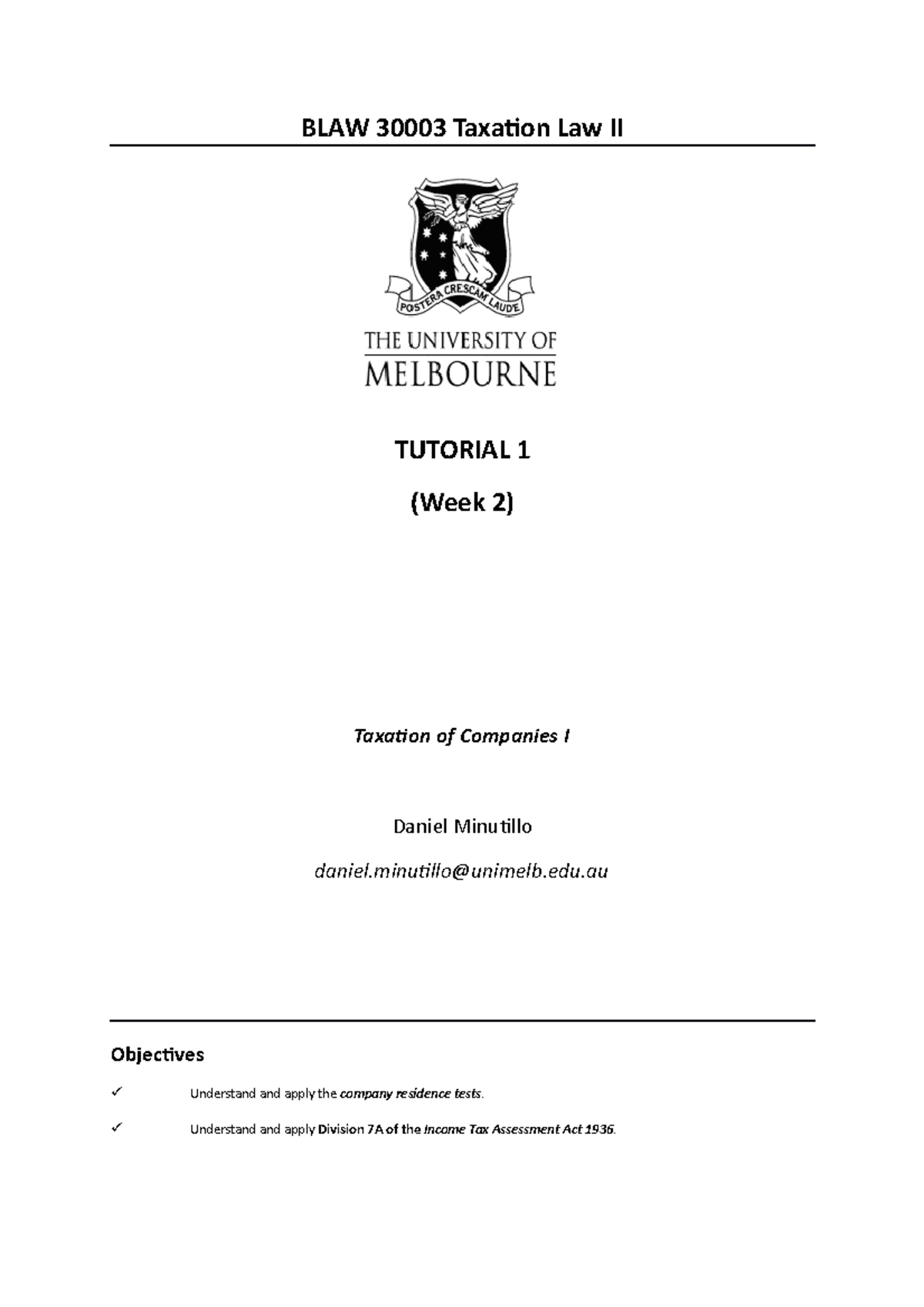 Tutorial 1 Week 2 Student Solution Question And Typed Answers tutorial-1-week-2-student-solution-question-and-typed-answers