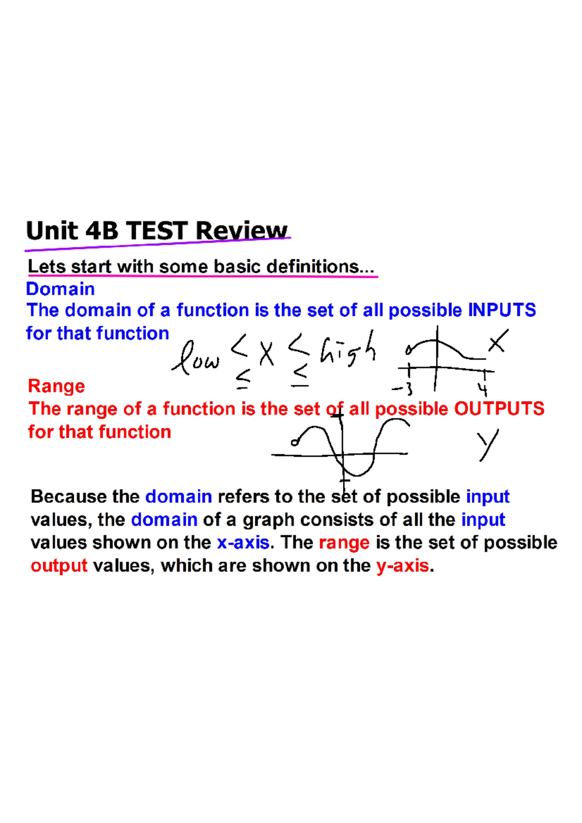 Alg 1 Unit 4B Test Review P5 - Studocu