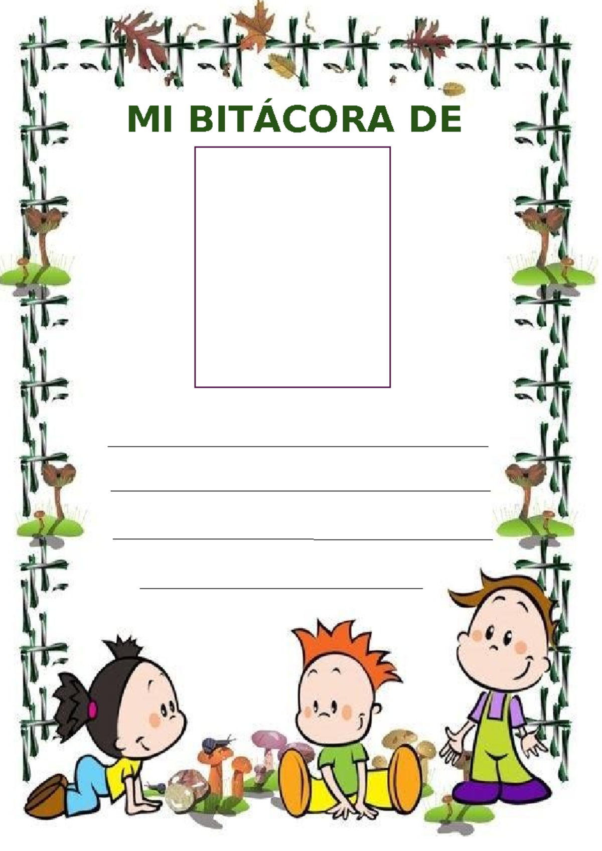 Caratula Bitacora - Comunicacion Integral - MI BITÁCORA DE LECTURA ...