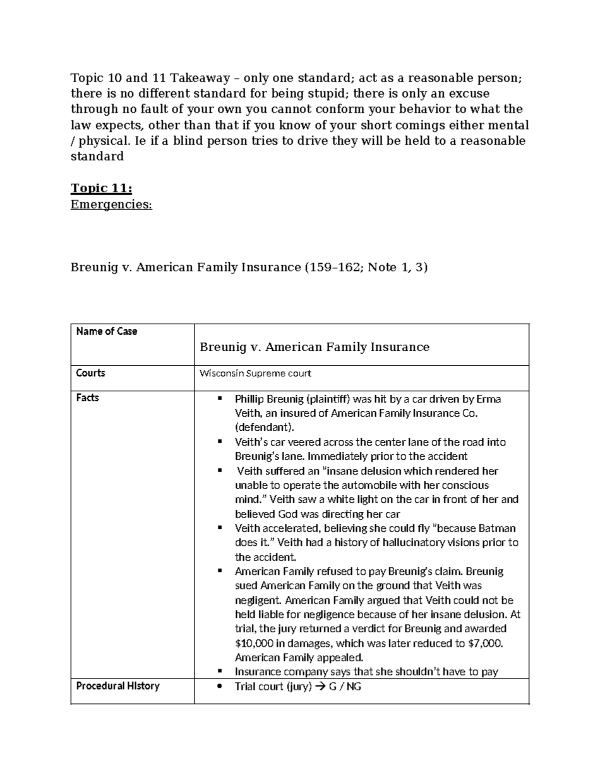 Topic 11 - Topic 10 and 11 Takeaway – only one standard; act as a ...