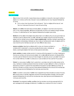 CP213 midterm practice 14-20 - 48,= - Studocu