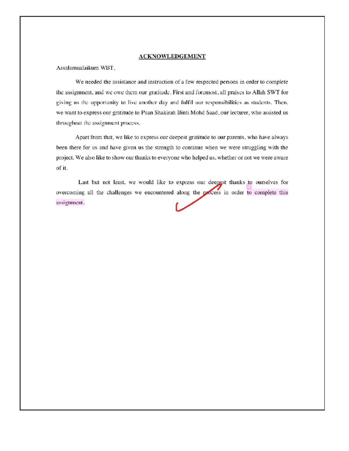 Cth MGT Group Assignment-pages-4-21 - Business management - Studocu