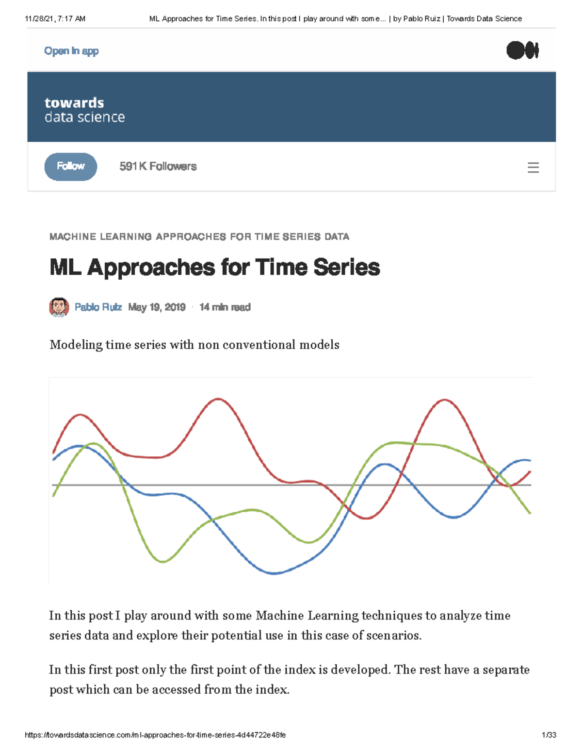 ML Approaches for Time Series. In this post I play around with some… by ...