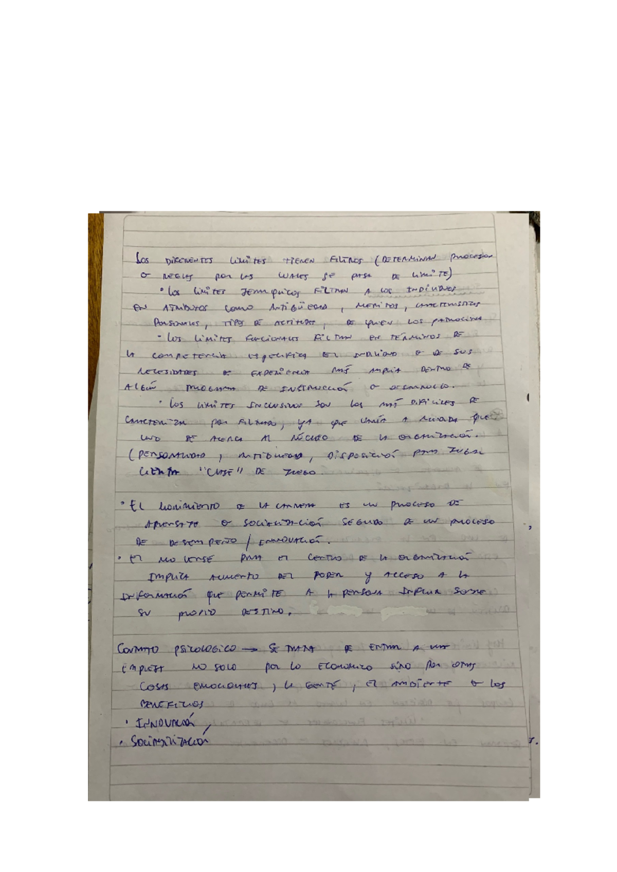 ARH1 - Resumen parcial 1 - Los DIREMENTES limites TIENEN FILTROS ...