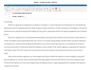 HR Inbox-template - Template for HR Inbox - HRM300 – HR INBOX (OPTIONAL ...