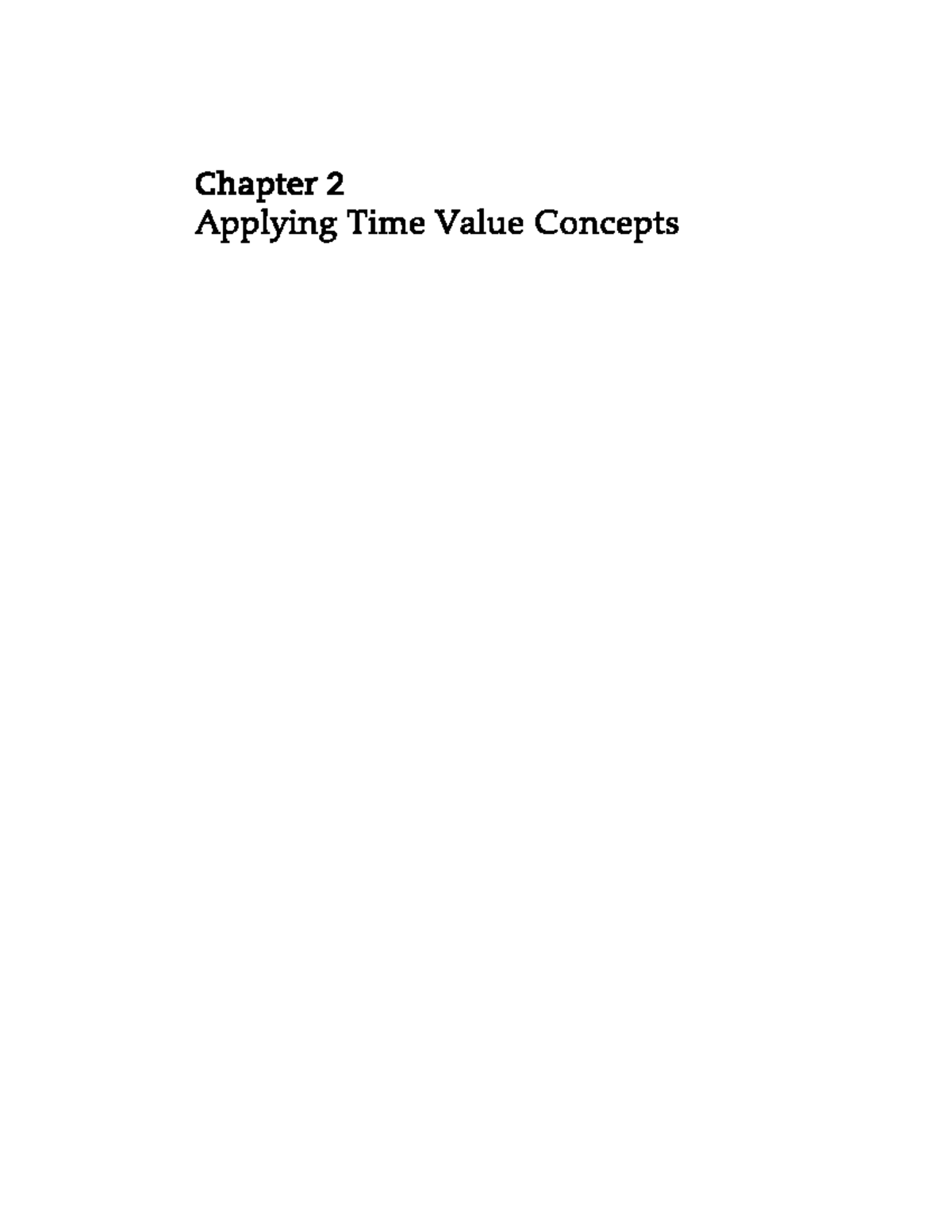 Chapter 2- Time Value Concepts - Rsm219H1 - Studocu