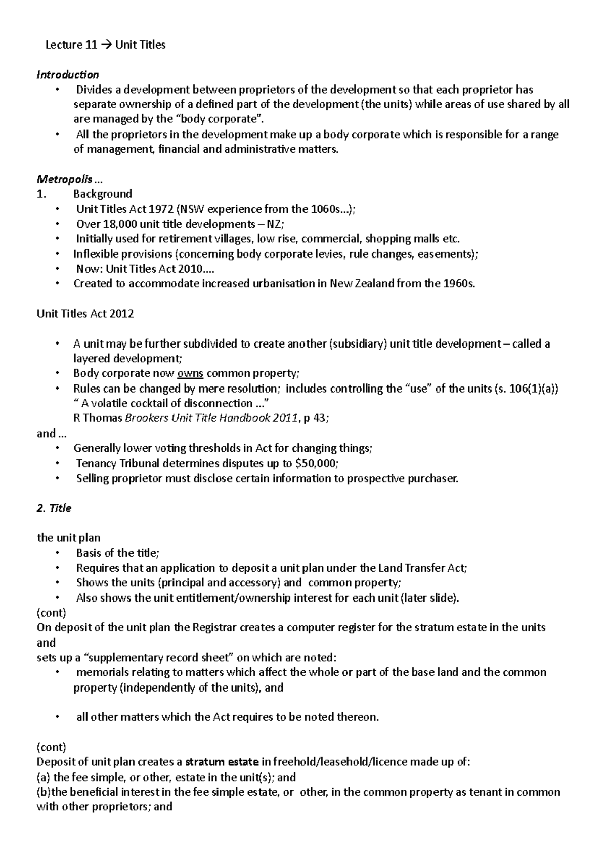 Lecture 11 → Unit Titles - Lecture 11 Unit Titles Introduction ...