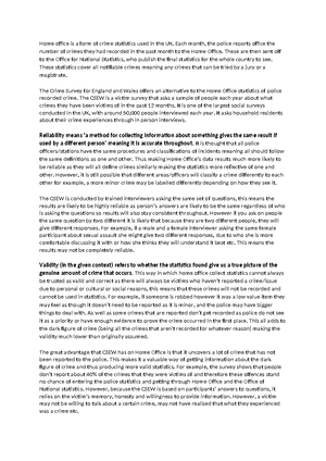 Unit 1 AC1.5 - Explain the impact of media representations on the public perception of crime ...