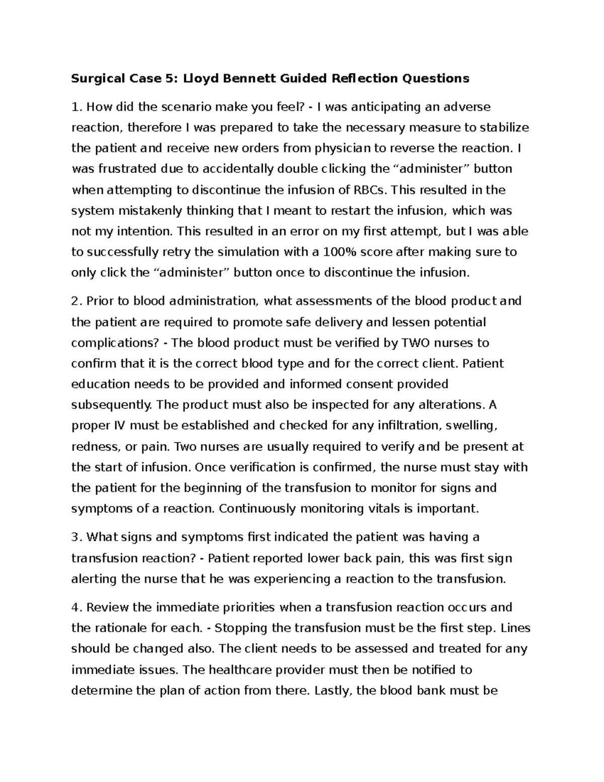Bonnet reflection 2 - Surgical Case 5: Lloyd Bennett Guided Reflection ...