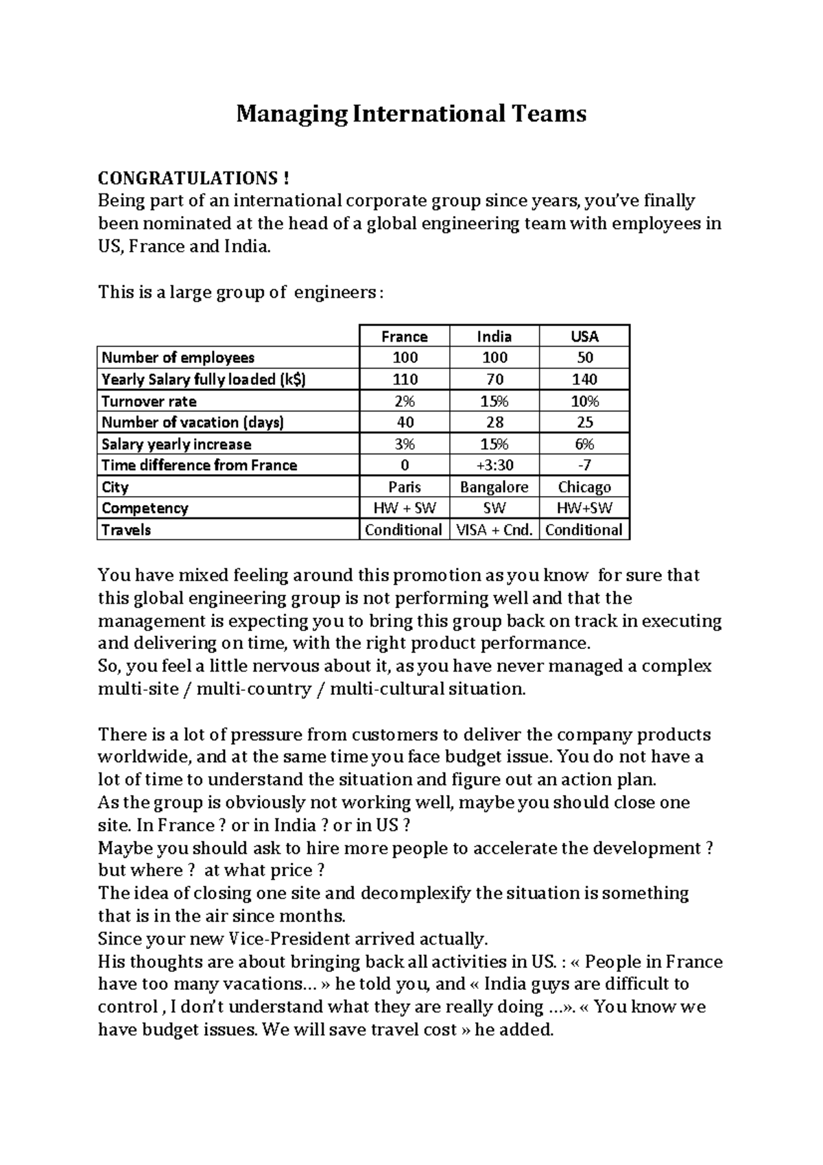 Managing International Teams (Students) - Managing International Teams ...