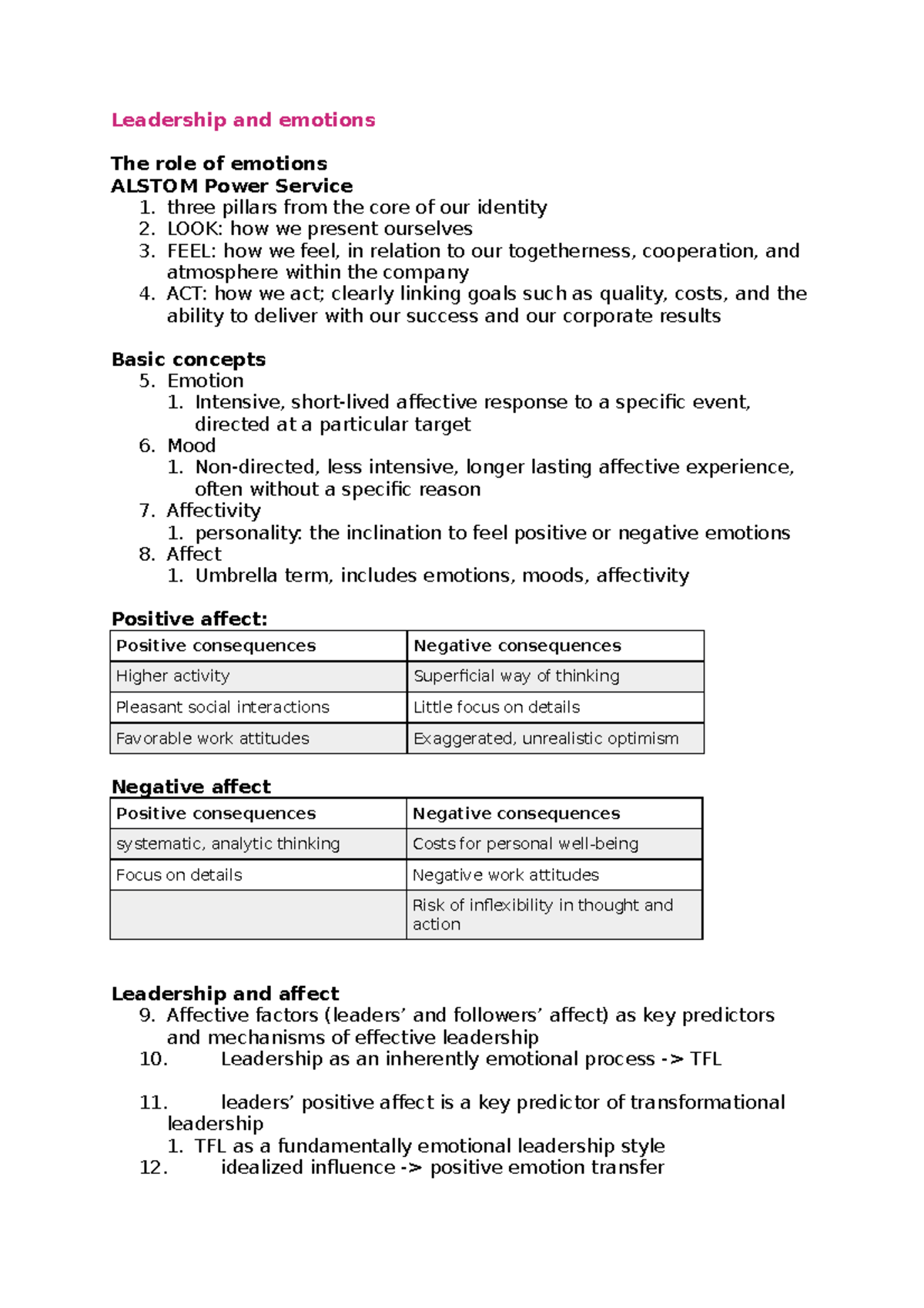 Leadership and emotions - three pillars from the core of our identity 2 ...