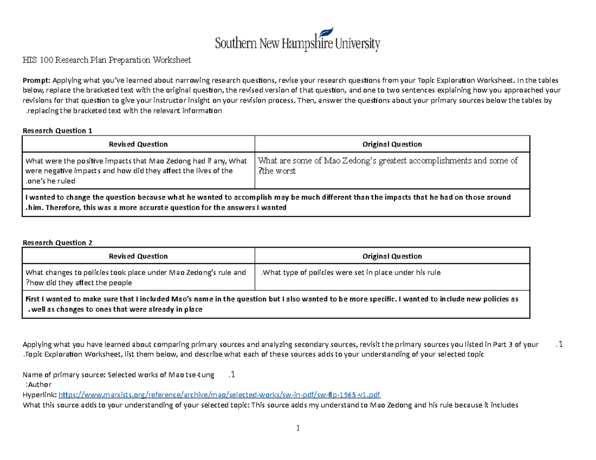 analyzing primary and secondary sources