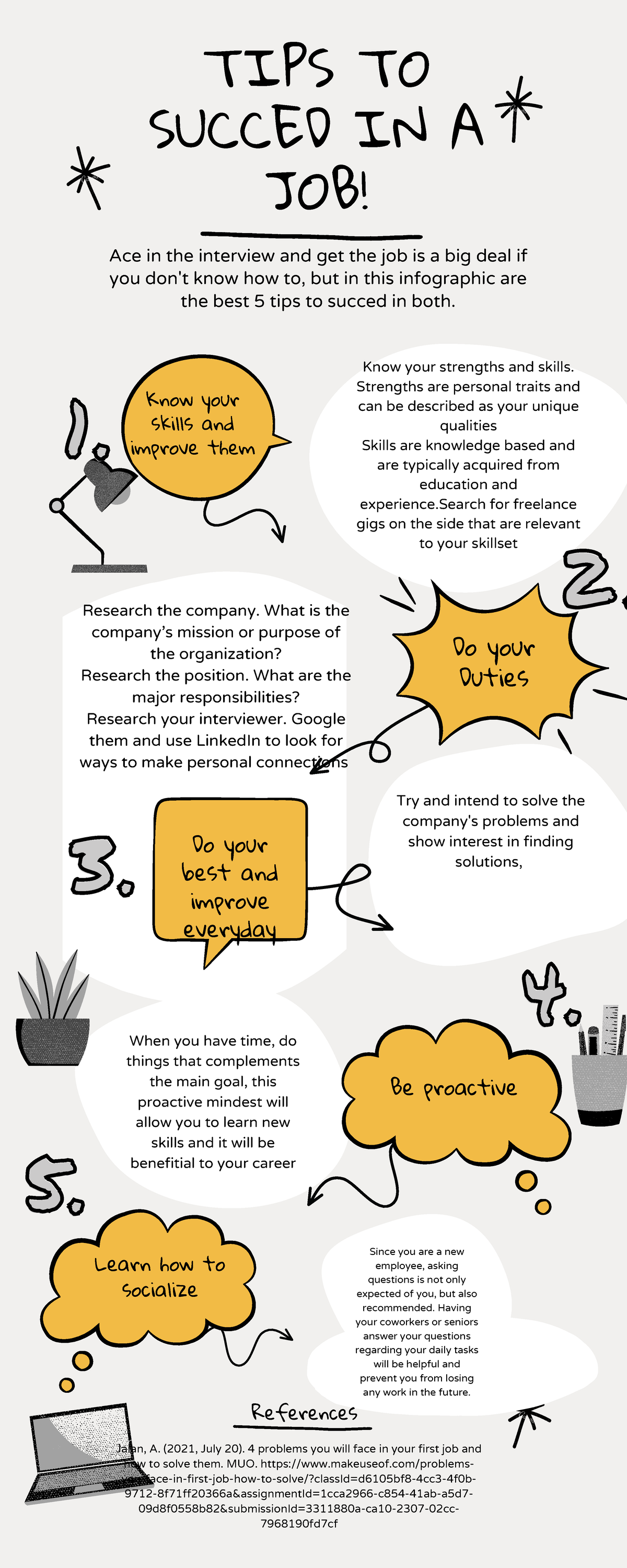 English info - Infografia TEAMS - TIPS TO SUCCED IN A JOB! Try and ...