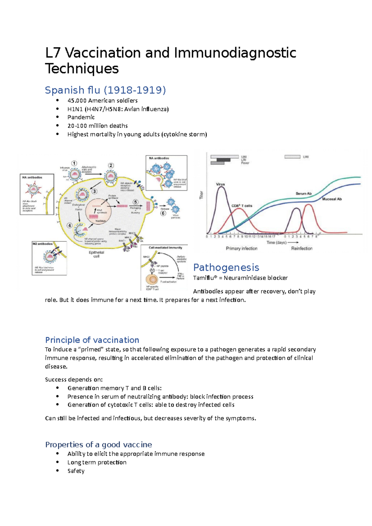 L7 Class 7 Vaccination and Immunodiagnostic Techniques - L7 Vaccination ...