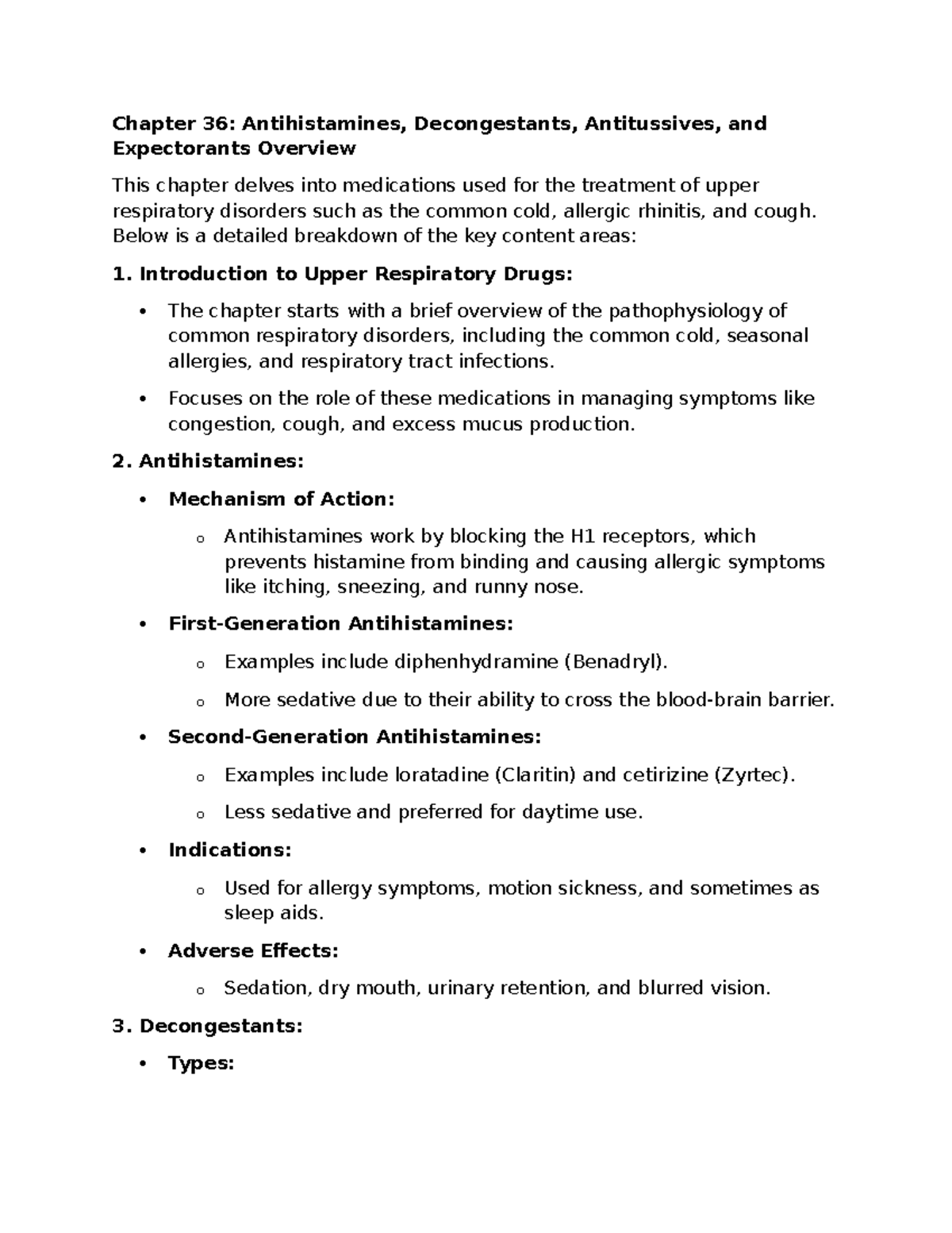 Chapter 36 - Summary Pharmacology and the Nursing Process - Chapter 36 ...