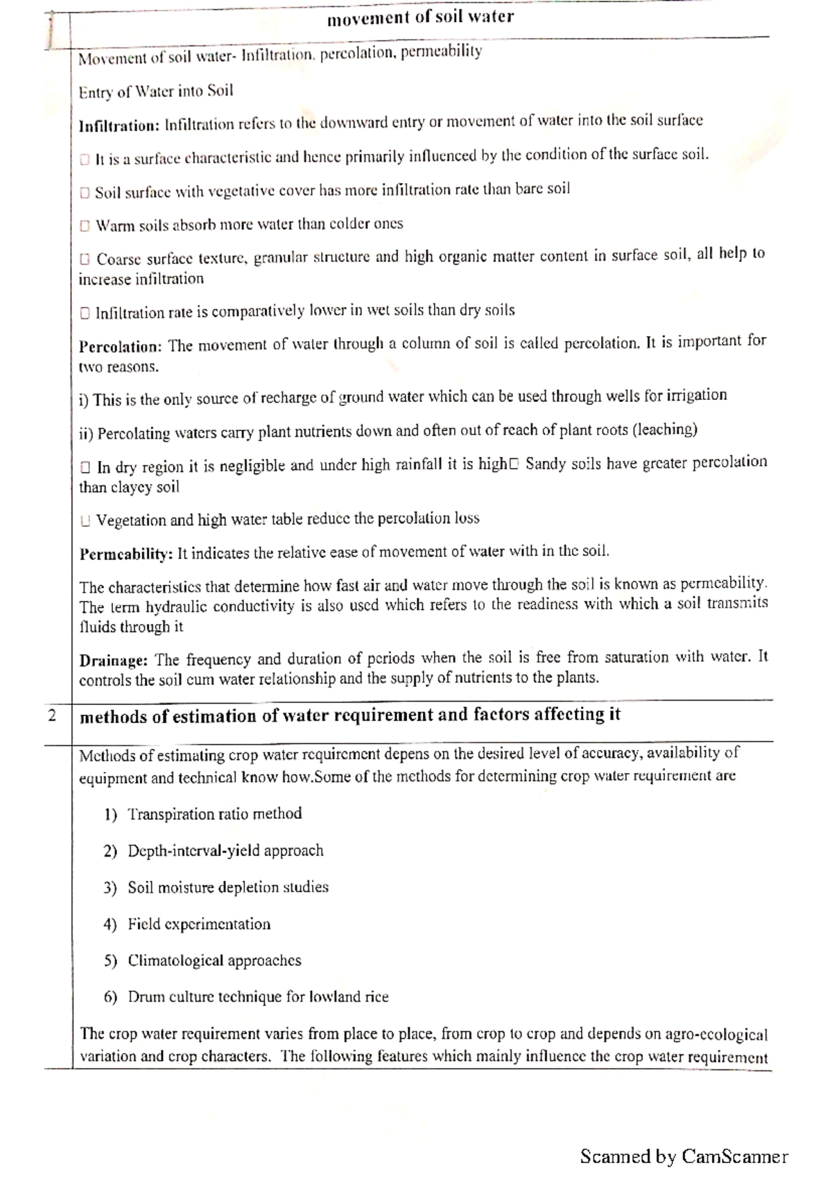 AGRO 123 IMP Model Question ANS - B Sc Agricultuure - Studocu