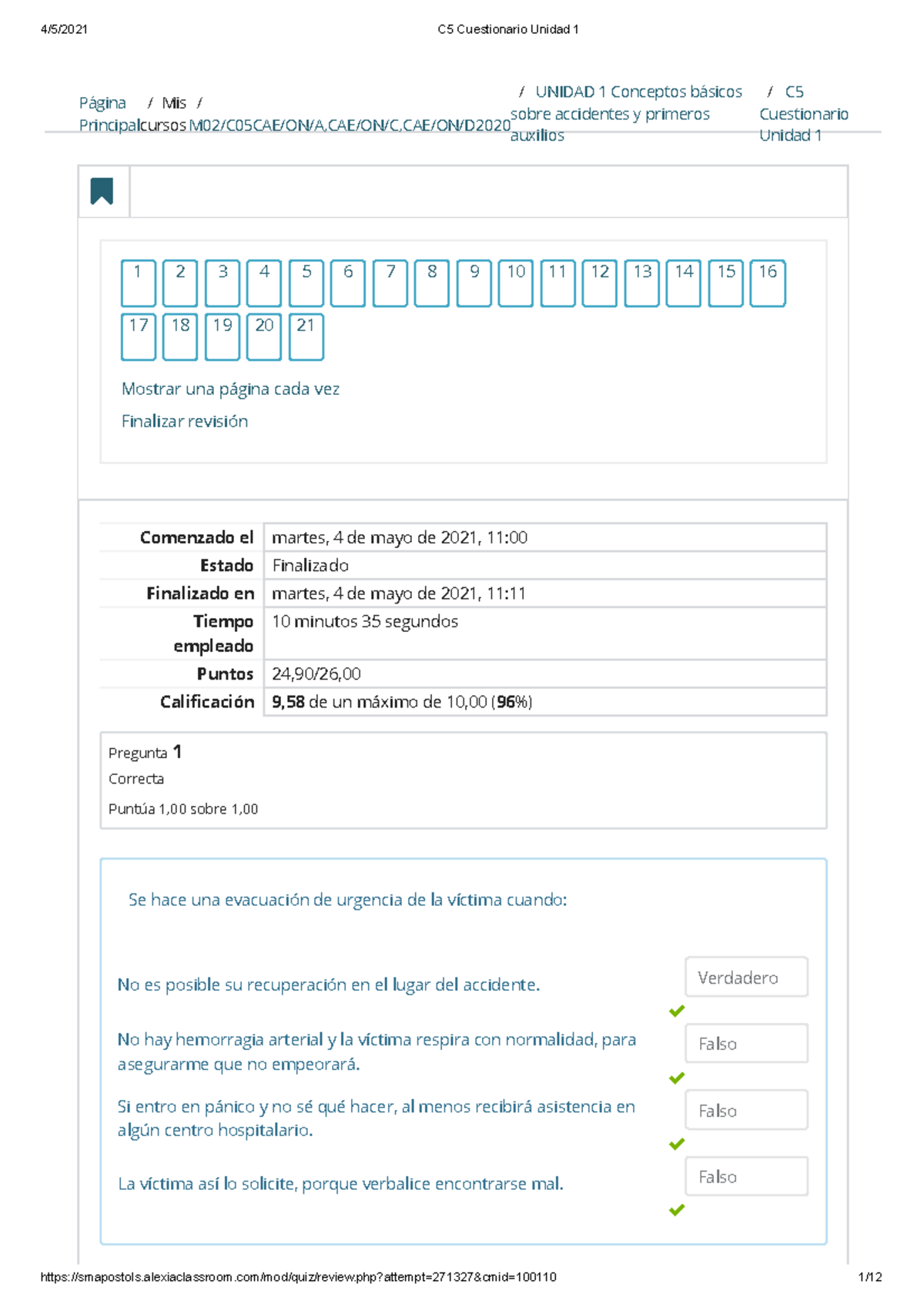 C05 Completo - asdfdf - 4/5/2021 C5 Cuestionario Unidad 1 Página ...