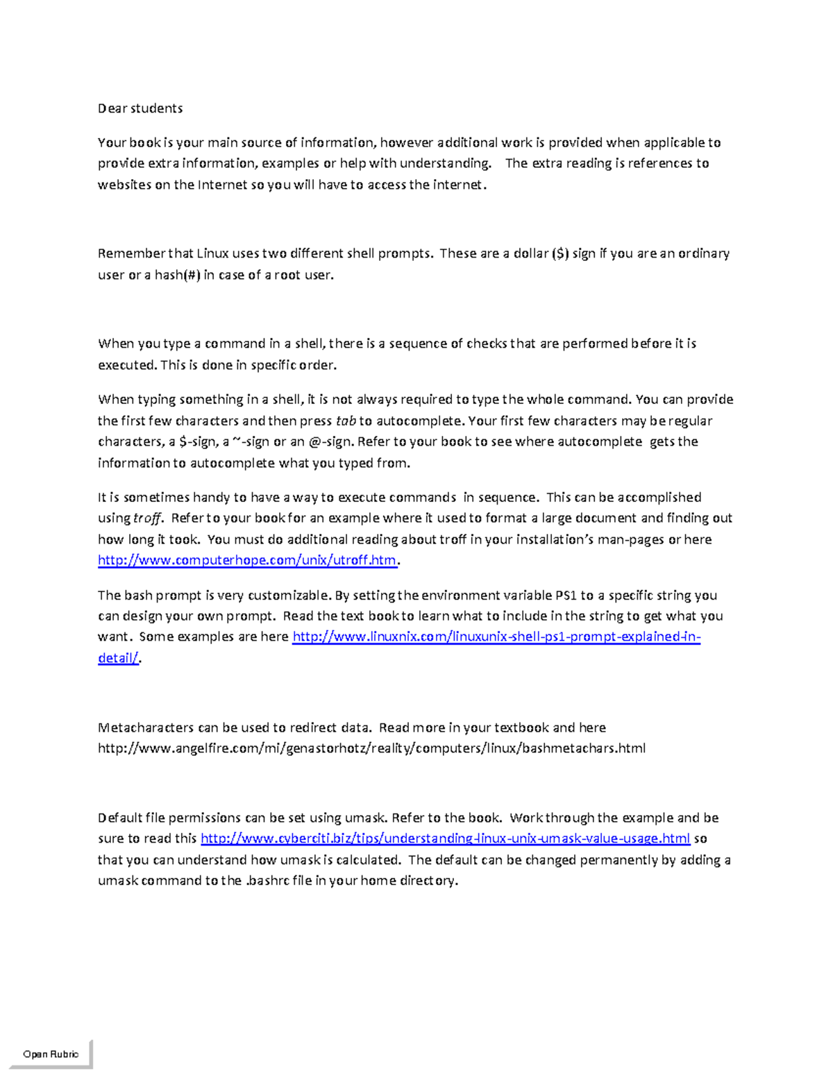 ICT2631-2018-ASS2 MEMO - Dear students Your book is your main source of information, however ...