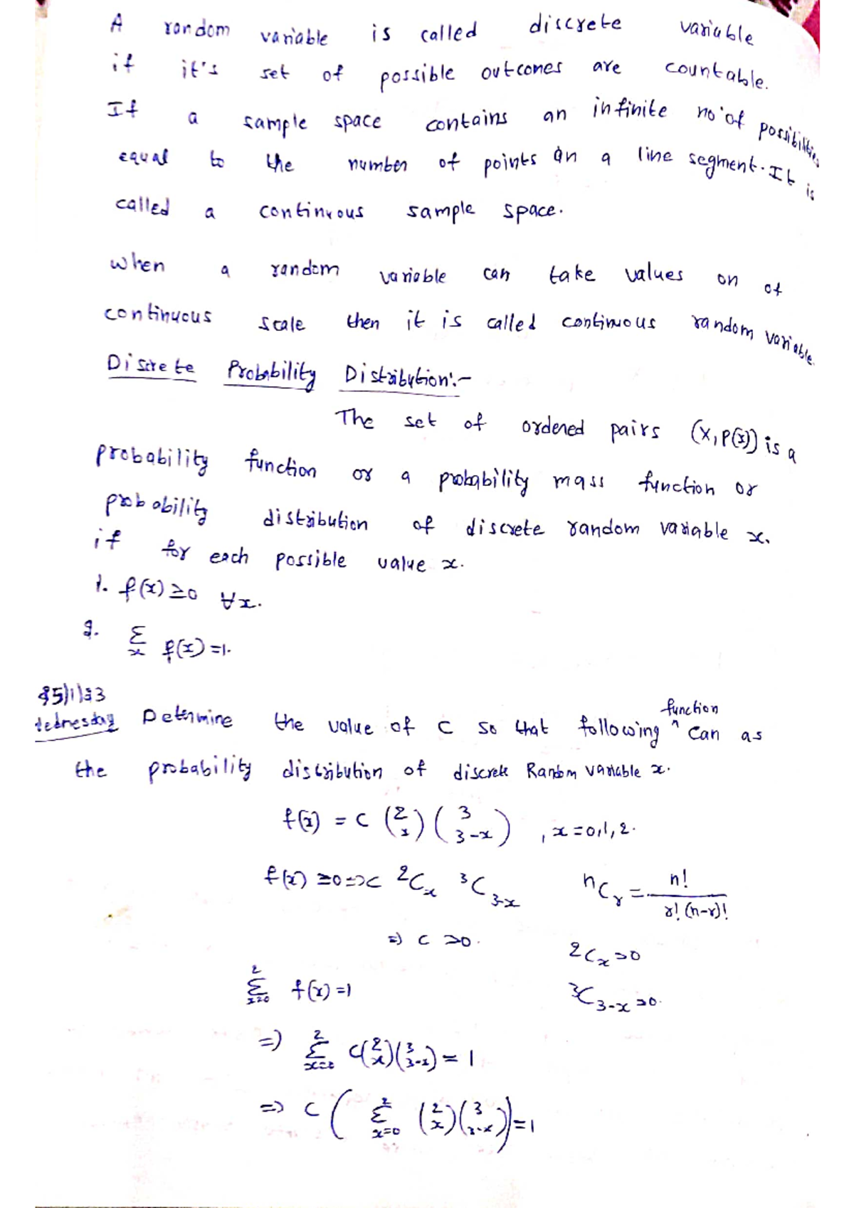 Maths unit 2 and 3 - Math notes 2 to 3 imp questions - Mathematics ...
