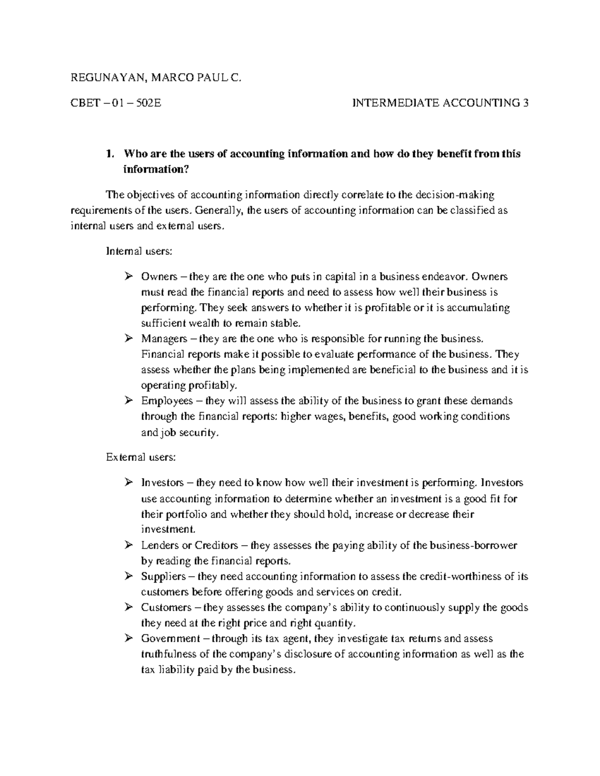 502E-Ass1-Regunayan - Dg jiif - REGUNAYAN, MARCO PAUL C. CBET – 01 – 502E INTERMEDIATE ...