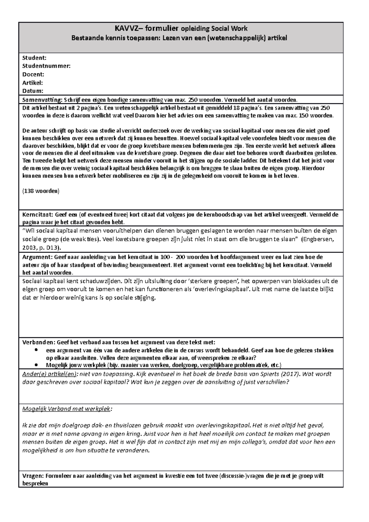 Kavvz Engbersen DEF BB - Social Work in samenwerking met een andere ...