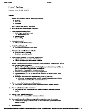 220 Test 4 Review 20233 - PSY 220 Test 4 Chapter 12 What does NQR stand ...