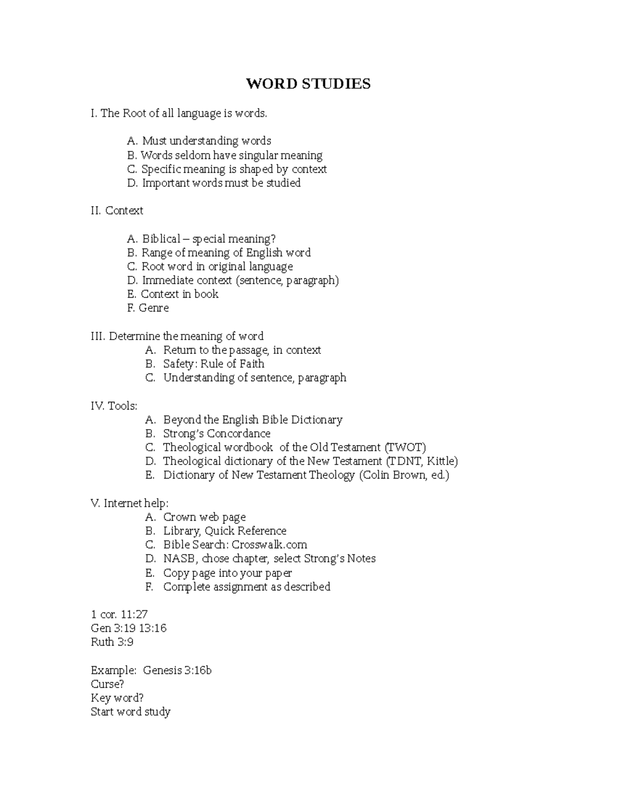 WORD Studies Dr Erickson WORD STUDIES I The Root Of All Language word-studies-dr-erickson-word-studies-i-the-root-of-all-language