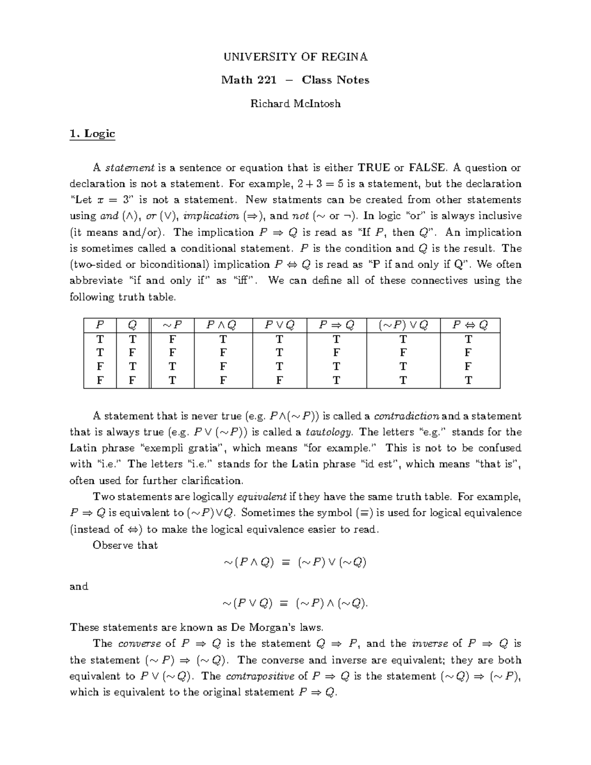 M221Class Notes - Lecture note for discrete maths(full course ...