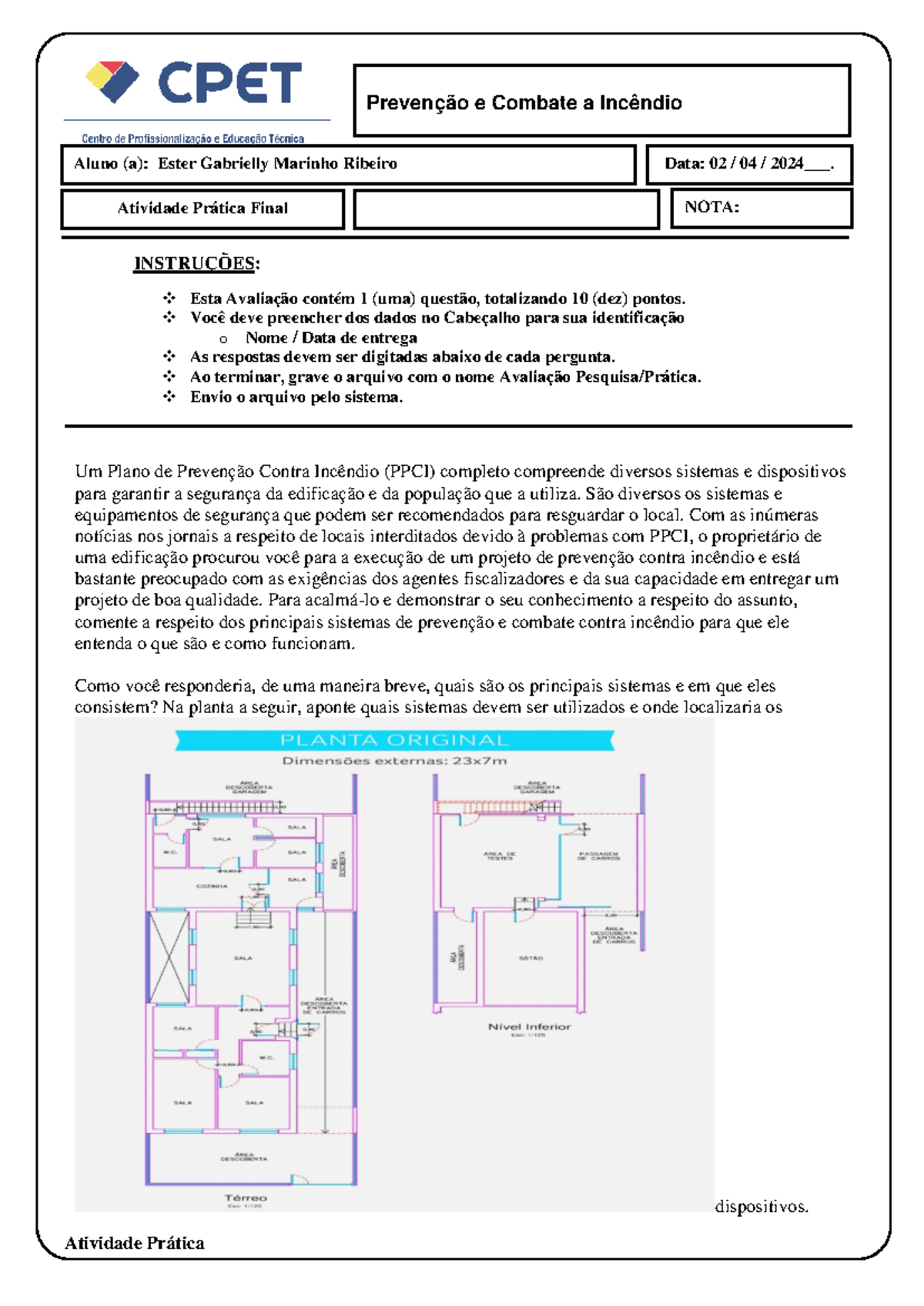 Prevenção e Combate a Incêndio - Um Plano de Prevenção Contra Incêndio ...