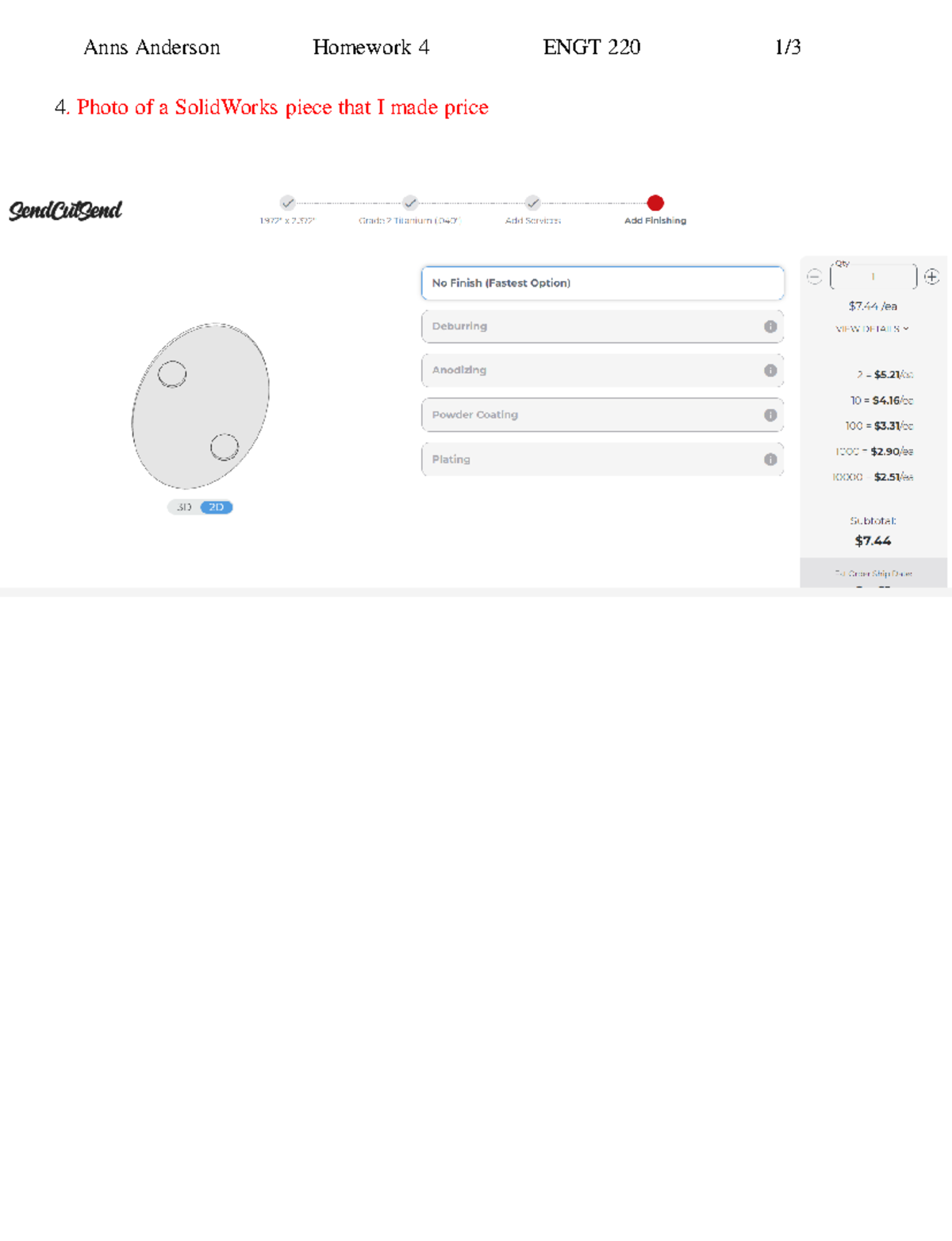 Homework 4- ENGT 220 - Anns Anderson Homework 4 ENGT 220 1/ Photo of a ...