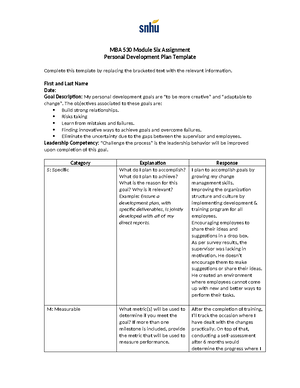 Assignment 2-1 - Assignment 2- Leading People & Organization Southern ...